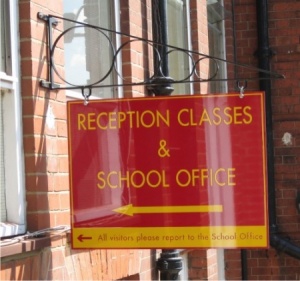 Wall Mounted Hanging Bracket School Signs - Signs 4 Schools